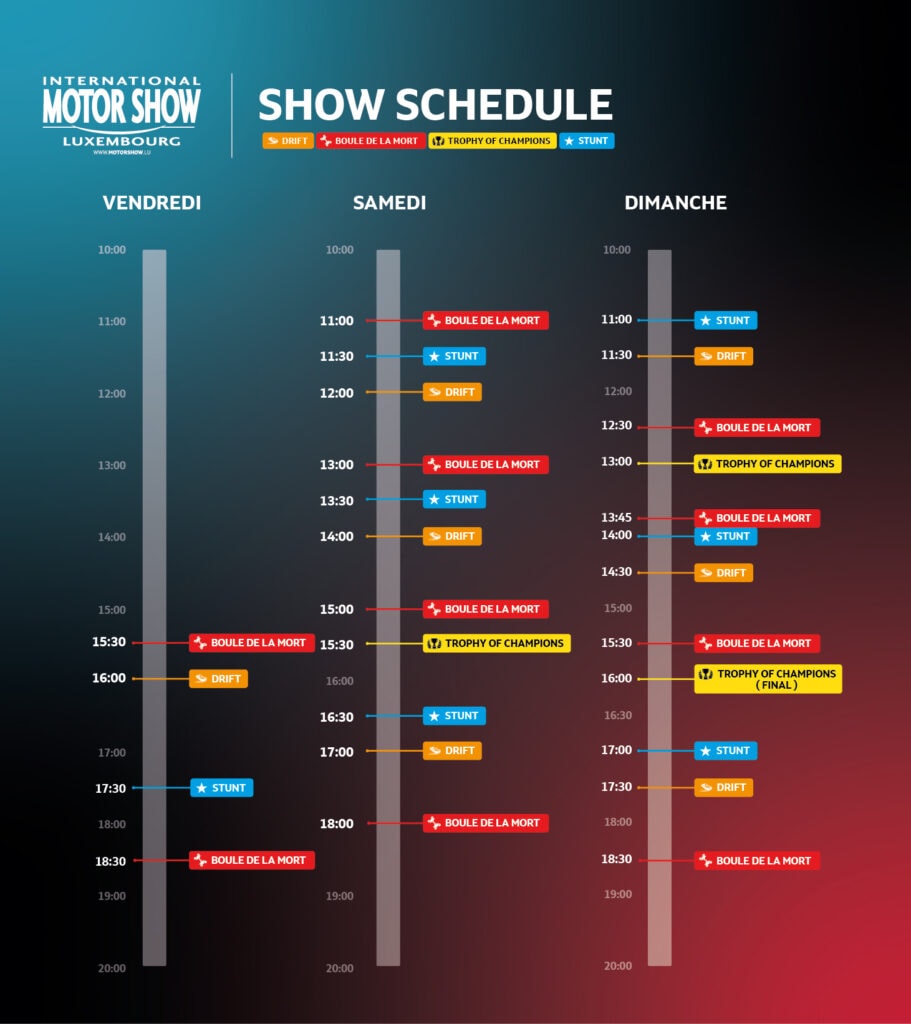 Show Schedule - Motor Show